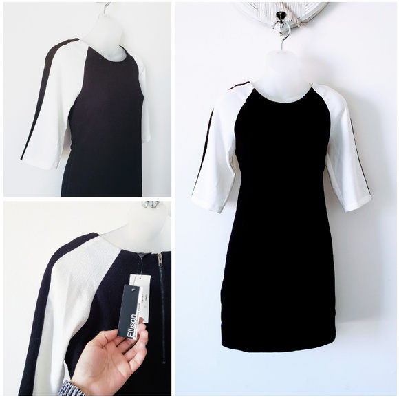 Ellison | Dresses | New Ellison Black And White Mini Dress | Poshmark